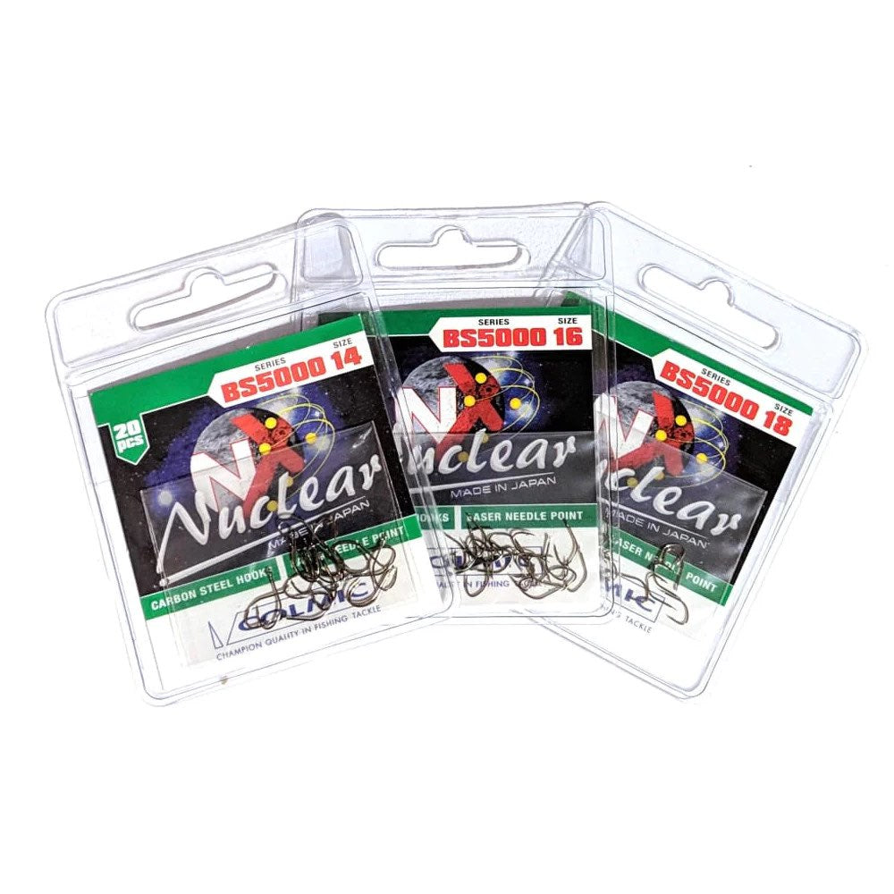 Colmic Nuklear B5000 Spade End Hooks | Angling.Pro