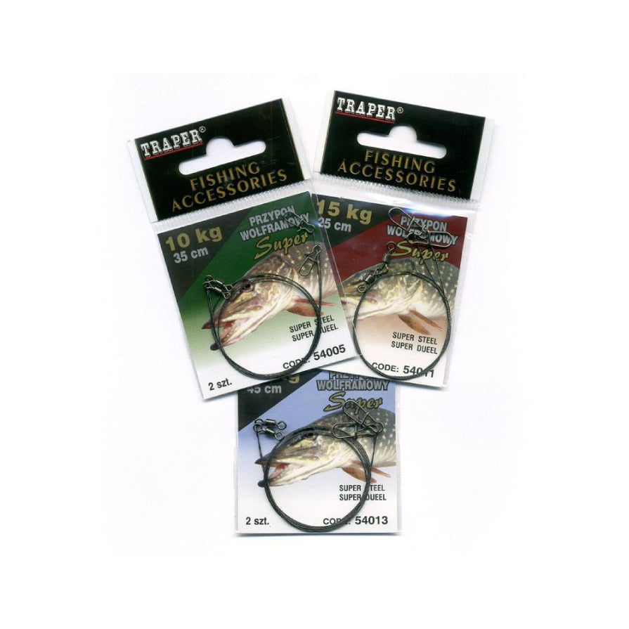 Tungsten Traper Spinning Leader | Angling.Pro
